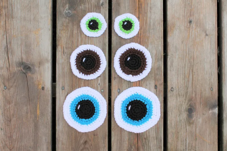 How to Crochet Eyes? Easy Crochet Eye Patterns & Tutorial - Top Crocheting